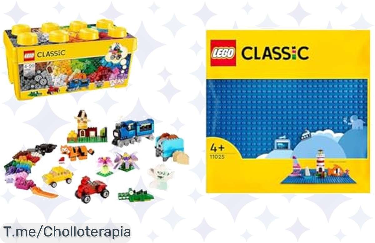 🤩 ¡La caja LEGO Classic con base azul que todos los niños quieren! ⭐️ ...