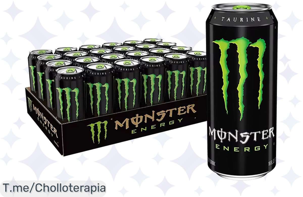 🤩 ¡Monster Energy a precio loco! 24 latas para encender tu día. ⭐️ ...