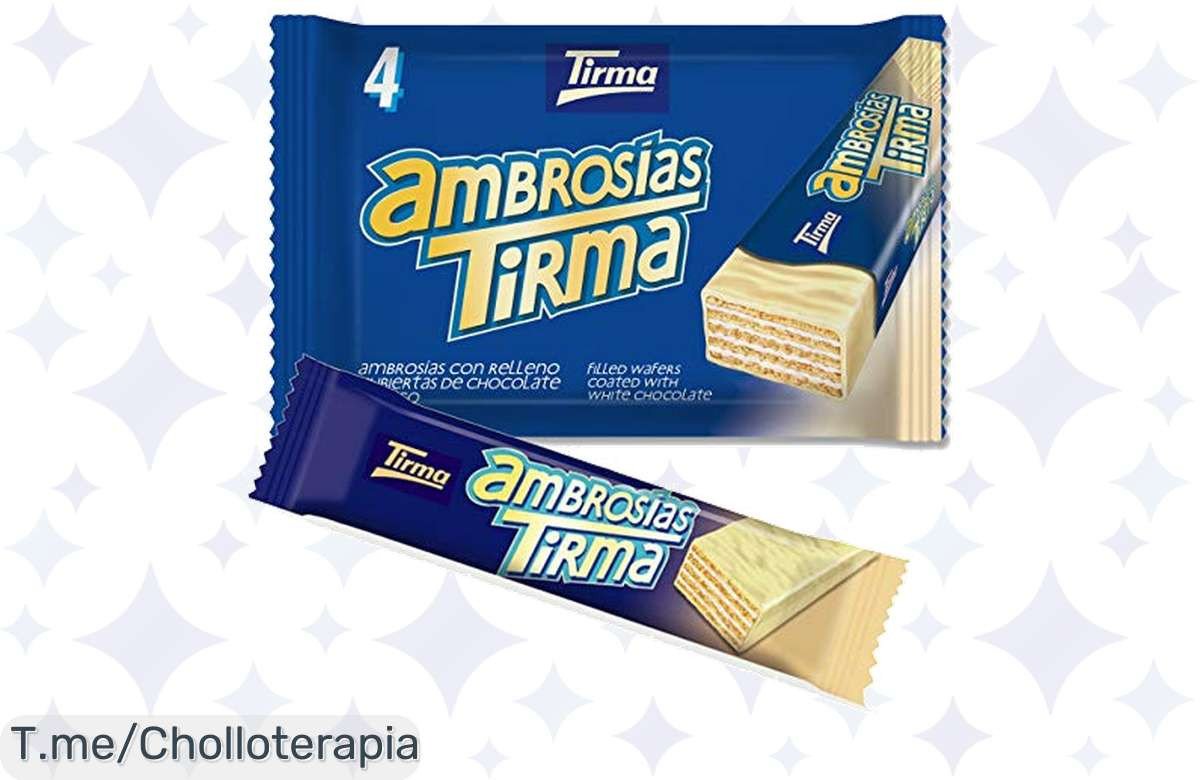 🤩 Descubre las barritas Tirma: ¡el crujiente chocolate blanco que te ...