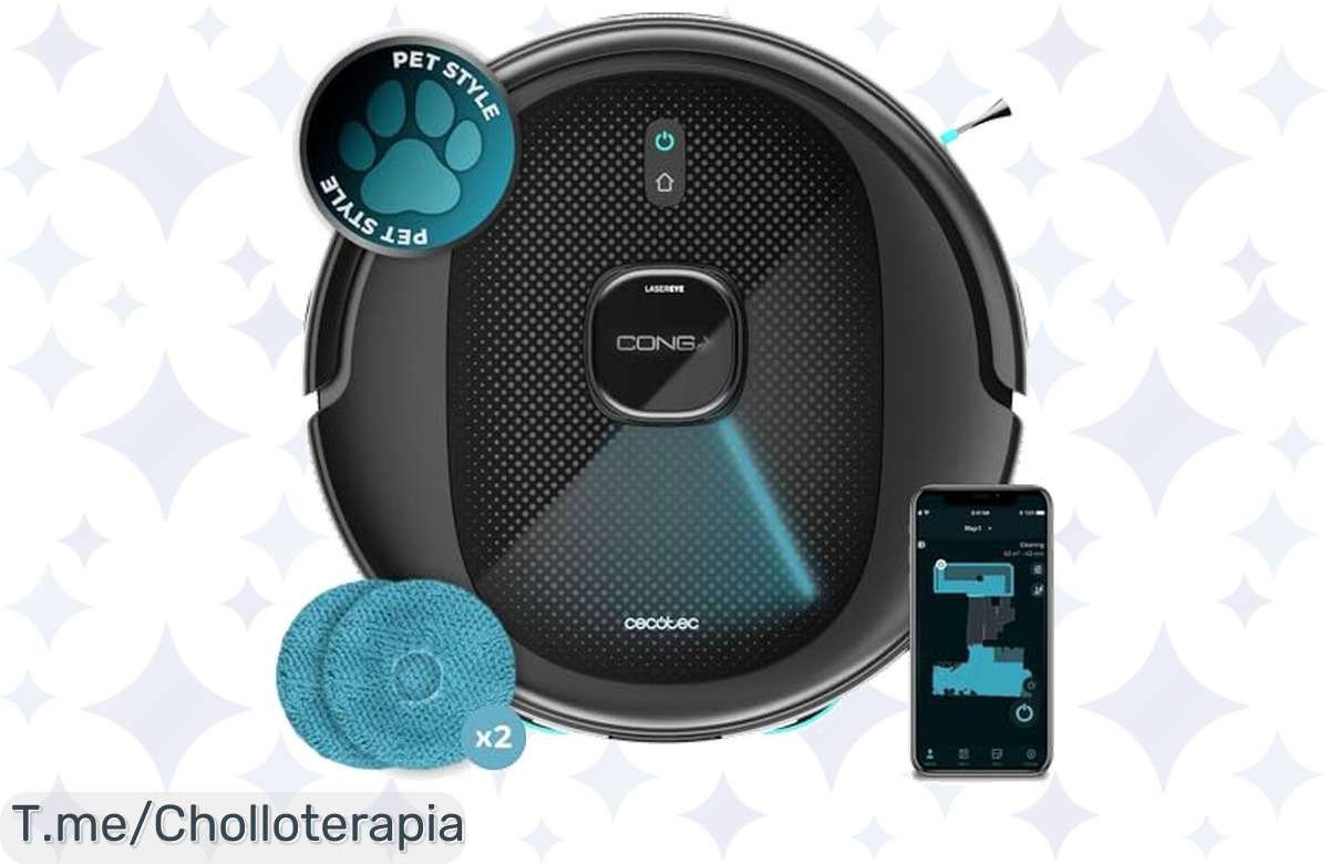 🤩 Transforma tu hogar con el Cecotec Robot Aspirador Conga 9590 ...