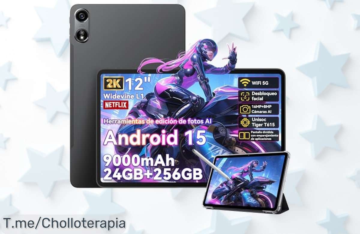 🤩 Tablet 12 con 24GB RAM y 256GB ROM a un precio loco, disfruta de ...
