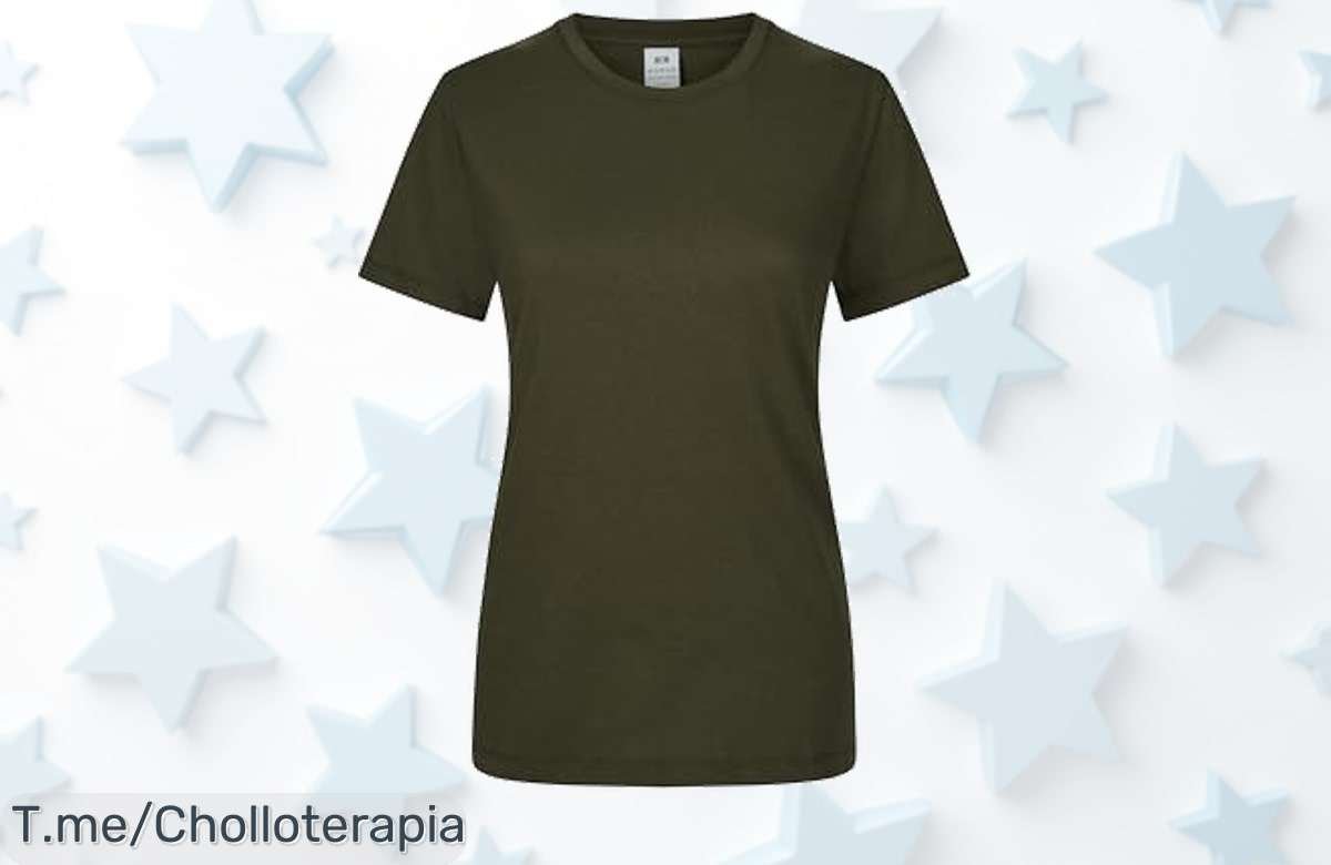 🤩 Descubre la camiseta Mukua Melbourne Woman en Khaki Green a un precio ...