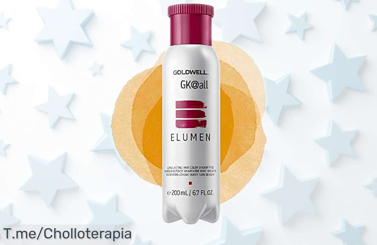 🤩 Colorador Gk@ll Elumen 200ml Gold Cobrizo sin amoniaco ni olores ...